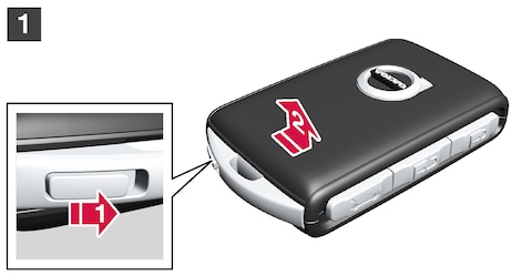 XC60 Replacing the battery in the remote control key | Volvo Support UK