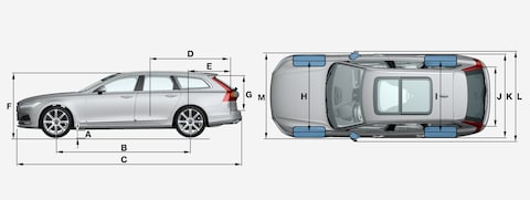 V90 Dimensions | Volvo Support LB