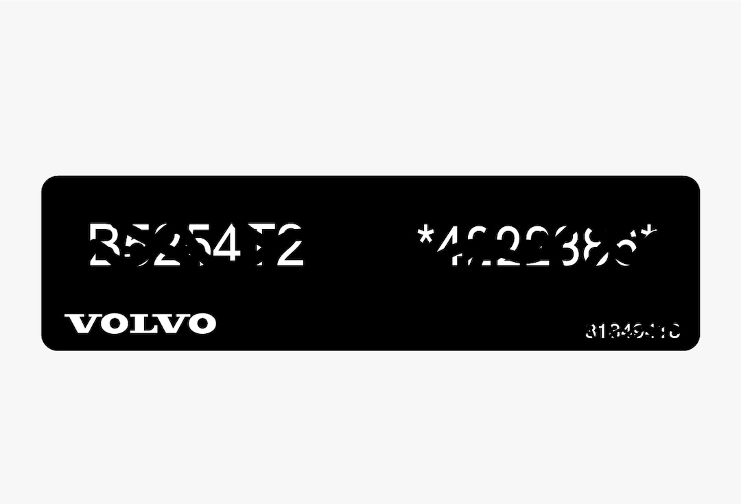 XC60 Type designations | Volvo Support EN-TH