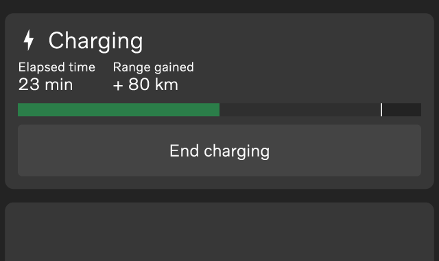 EX30 Charging view and settings | Volvo Support UK