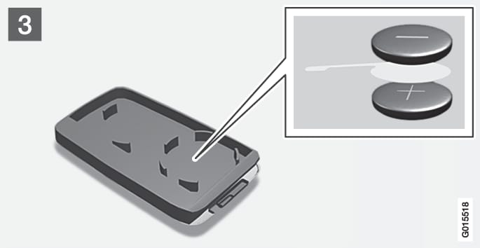 XC60 Remote control key - replacing the battery | Volvo Support UK